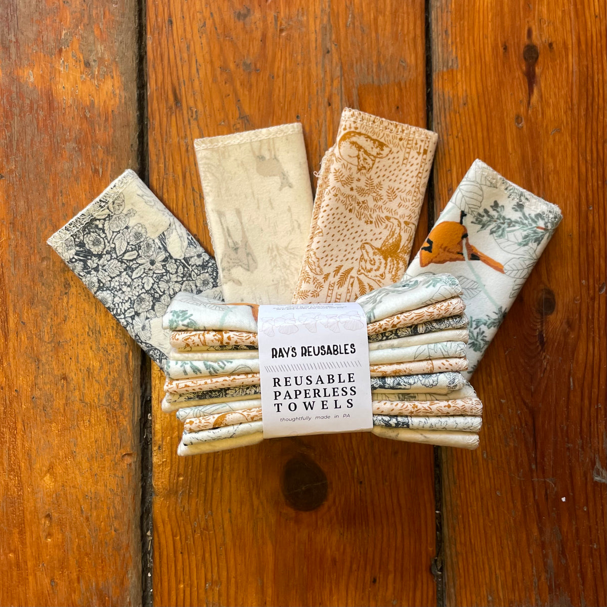 Reusable Paperless Towels - Seasonal Prints – Ray's Reusables